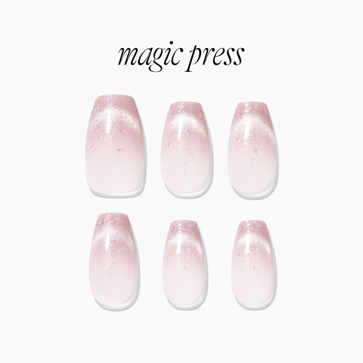 [ALLEY] MAGIC PRESS NAIL - PINK FLASH – Dashing diva NZ (EAST JADE LTD)