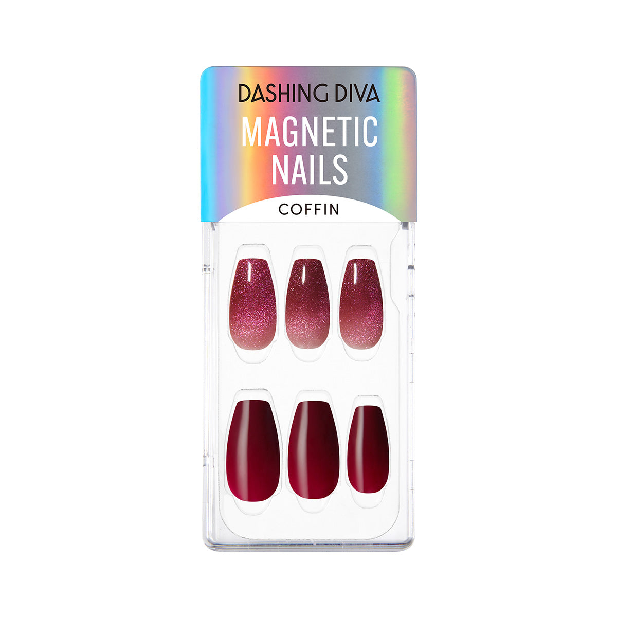 [ROYAL PALACE] MAGIC PRESS NAIL - WINE SORBET – Dashing diva NZ (EAST JADE LTD)